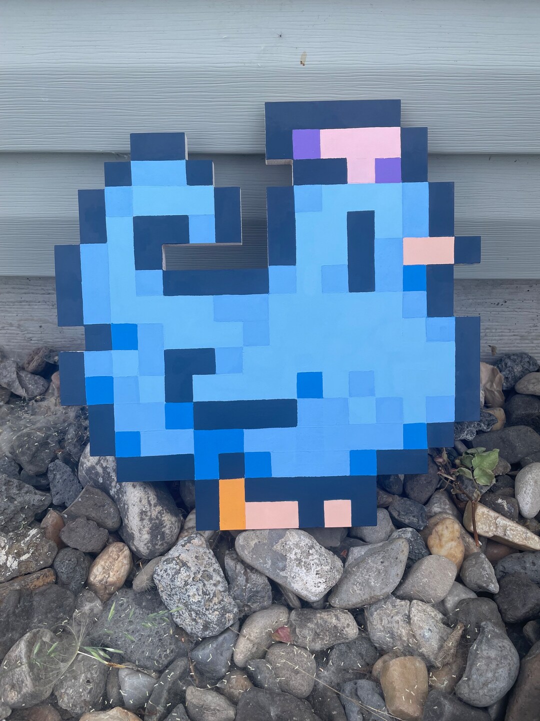 Blue Chicken — Stardew Valley — Pixel Painting - Etsy
