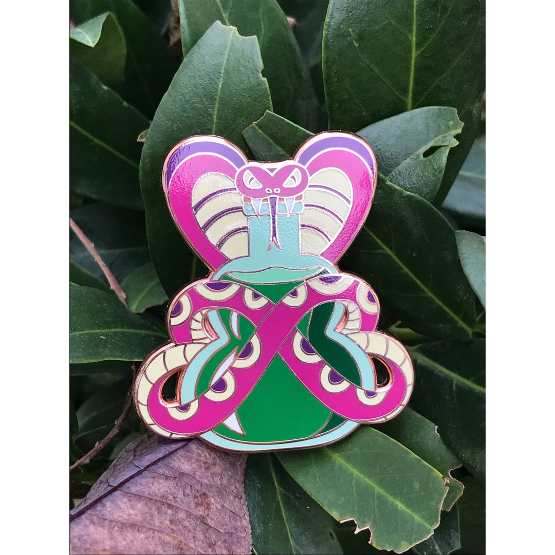 Snake Poison Enamel Pin - Etsy