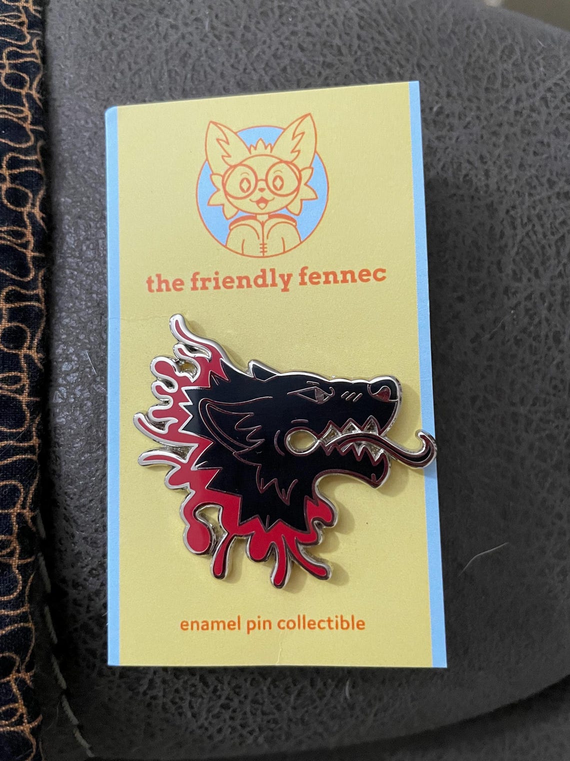 Bite Enamel Pin - Etsy