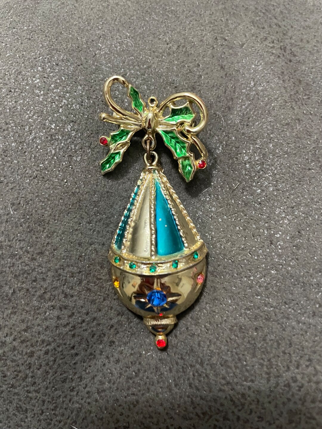 1946-1983 Beatrix Christmas Ornament Brooch - Signed B.J. - Etsy