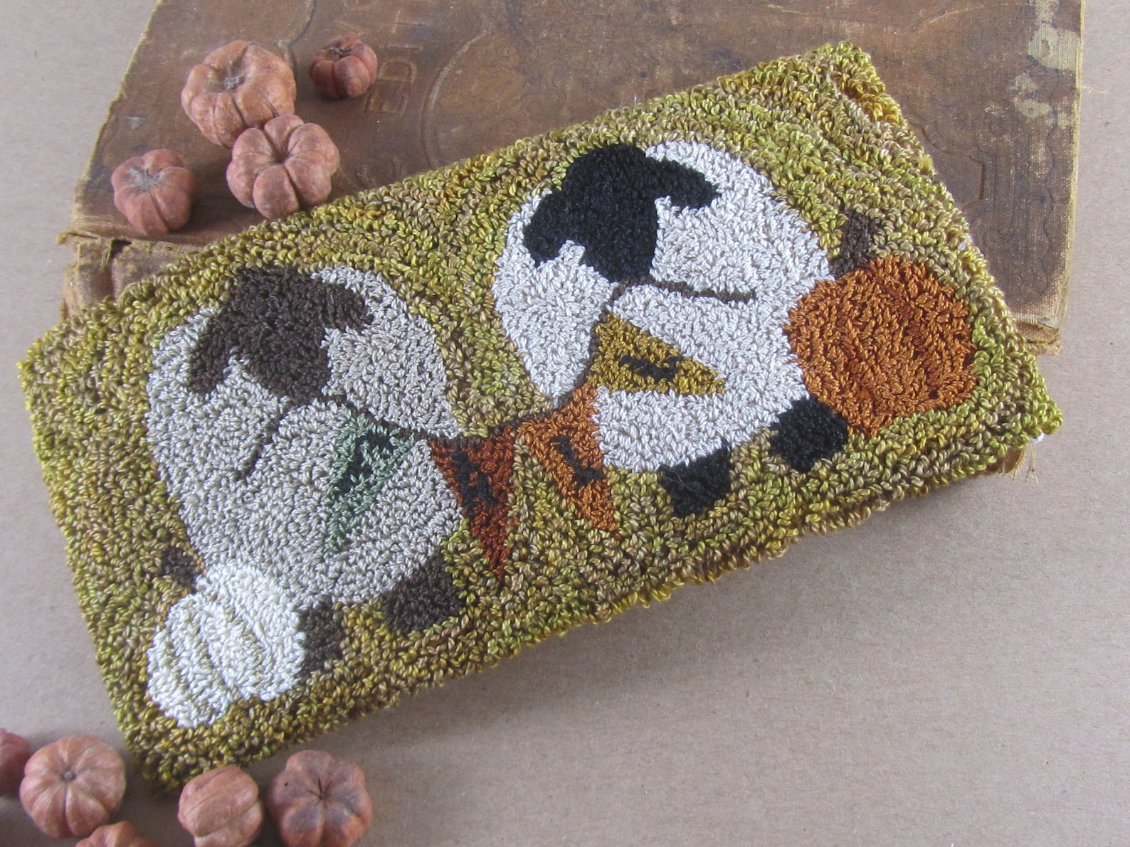 Primitive Punch Needle Kit Sheep With Fall Banner Needle - Etsy