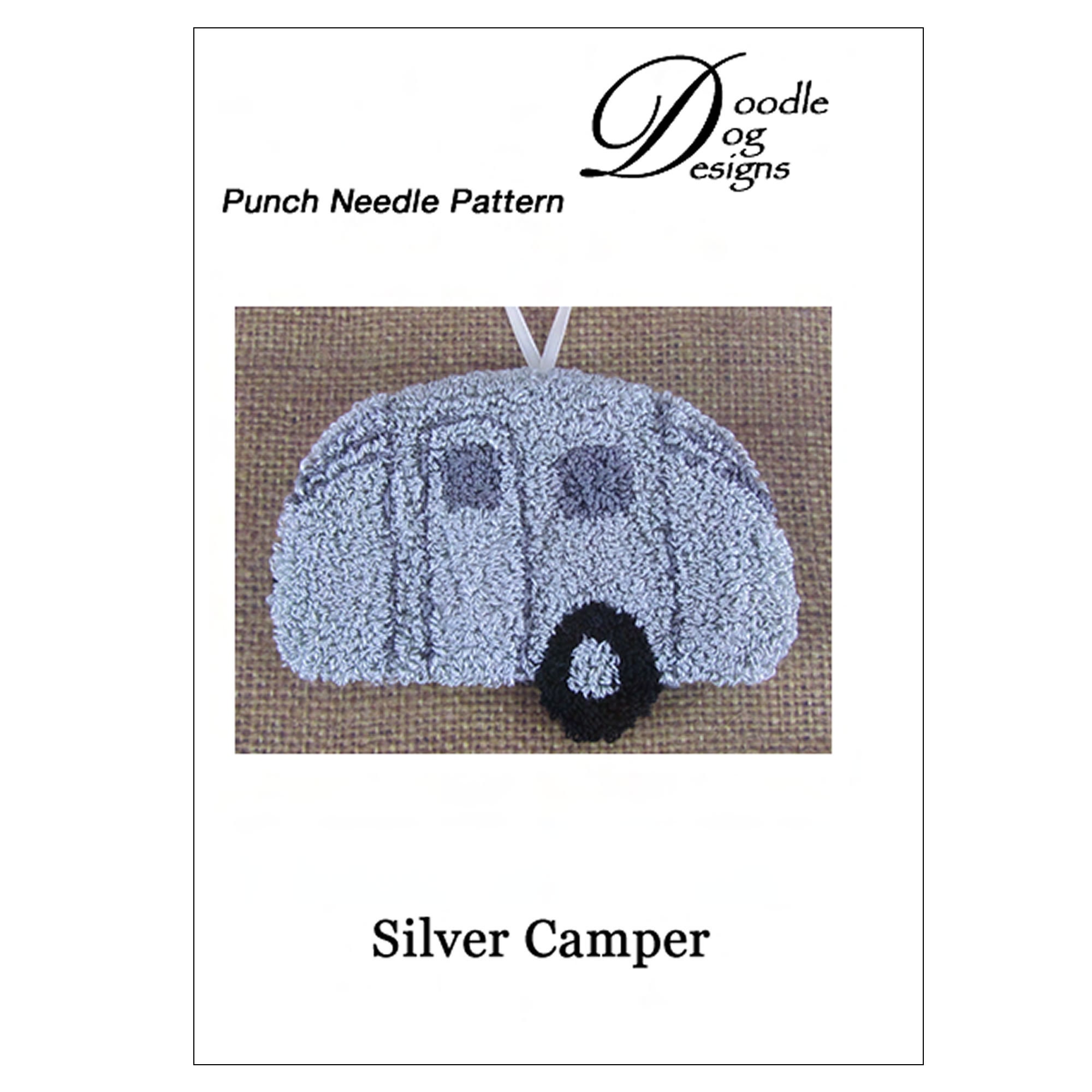 Retro Silver Camper Punch Needle Kit: Christmas Ornament Pattern - Etsy