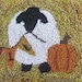 Primitive Punch Needle Kit Sheep With Fall Banner Needle - Etsy