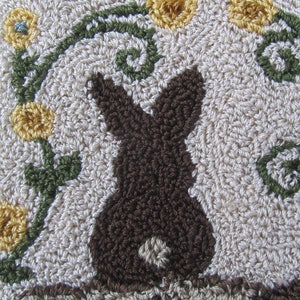 Punch Needle KIT ~ Sheep With Easter Basket ~ Chocolate Bunny ~ Spring ...