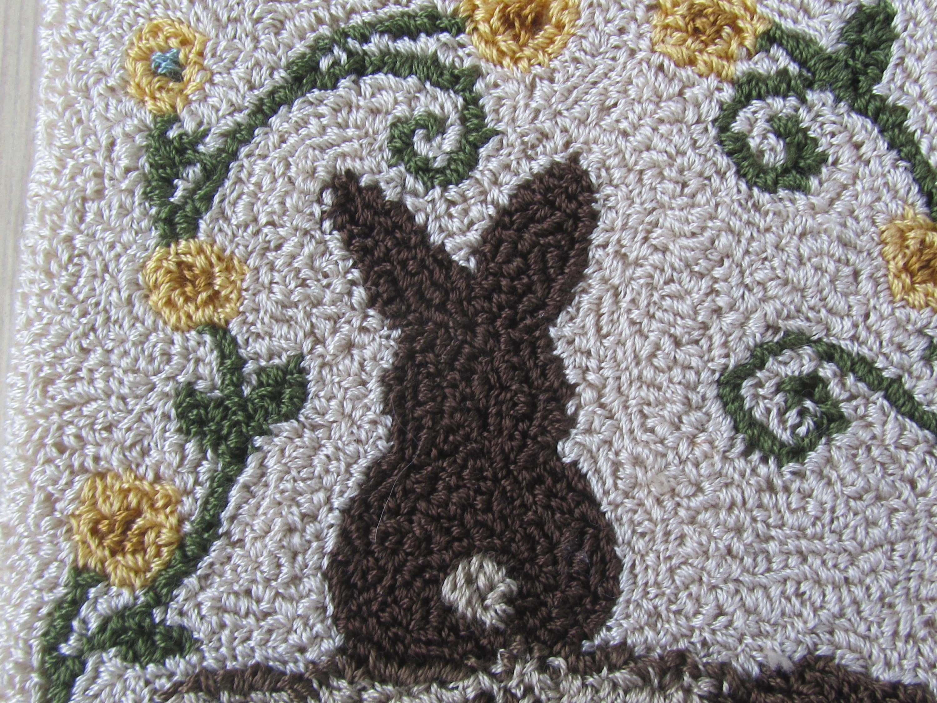 Punch Needle KIT Sheep With Easter Basket Chocolate Bunny | Etsy