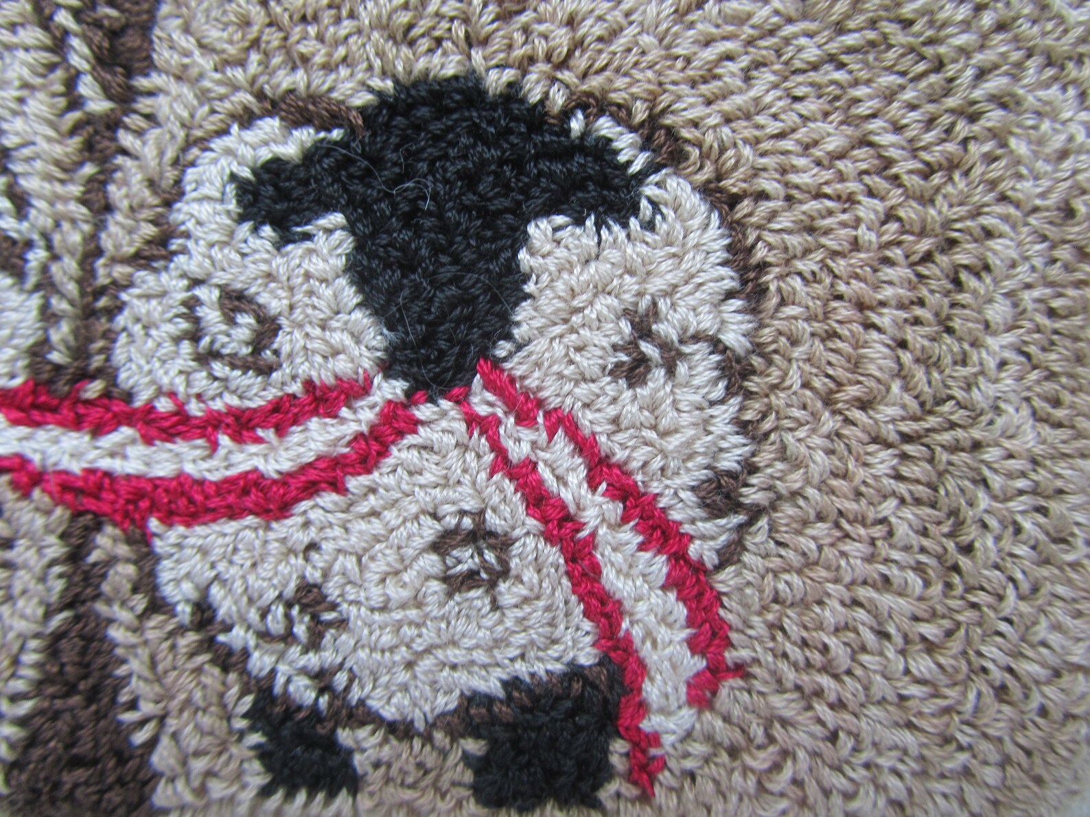Punch Needle Pattern Patriotic Sheep With Flag Punchneedle - Etsy