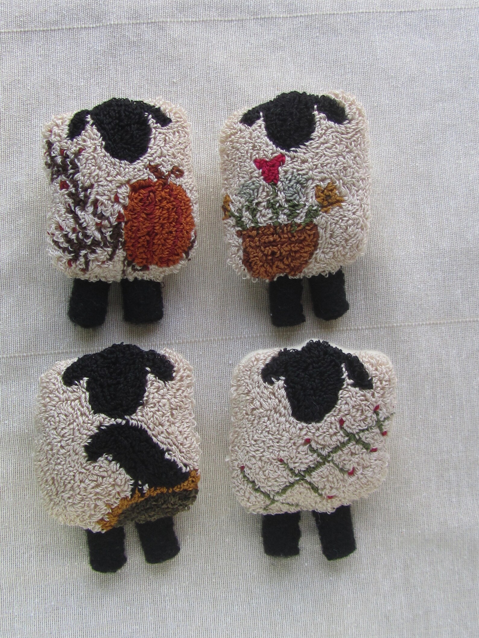 Punch Needle Pattern Four Seasons of Sheep - Etsy