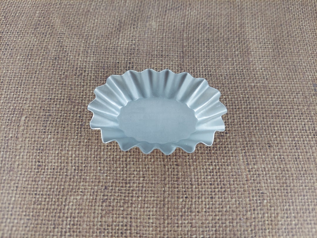 Mini Tin for Crafts - Fluted Tart Tins - Oval - Oblong - Candle Holder ...