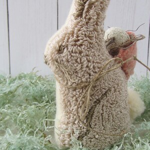 Primitive Bunny Punch Needle Kit: 3D Easter Rabbit Pattern - Etsy