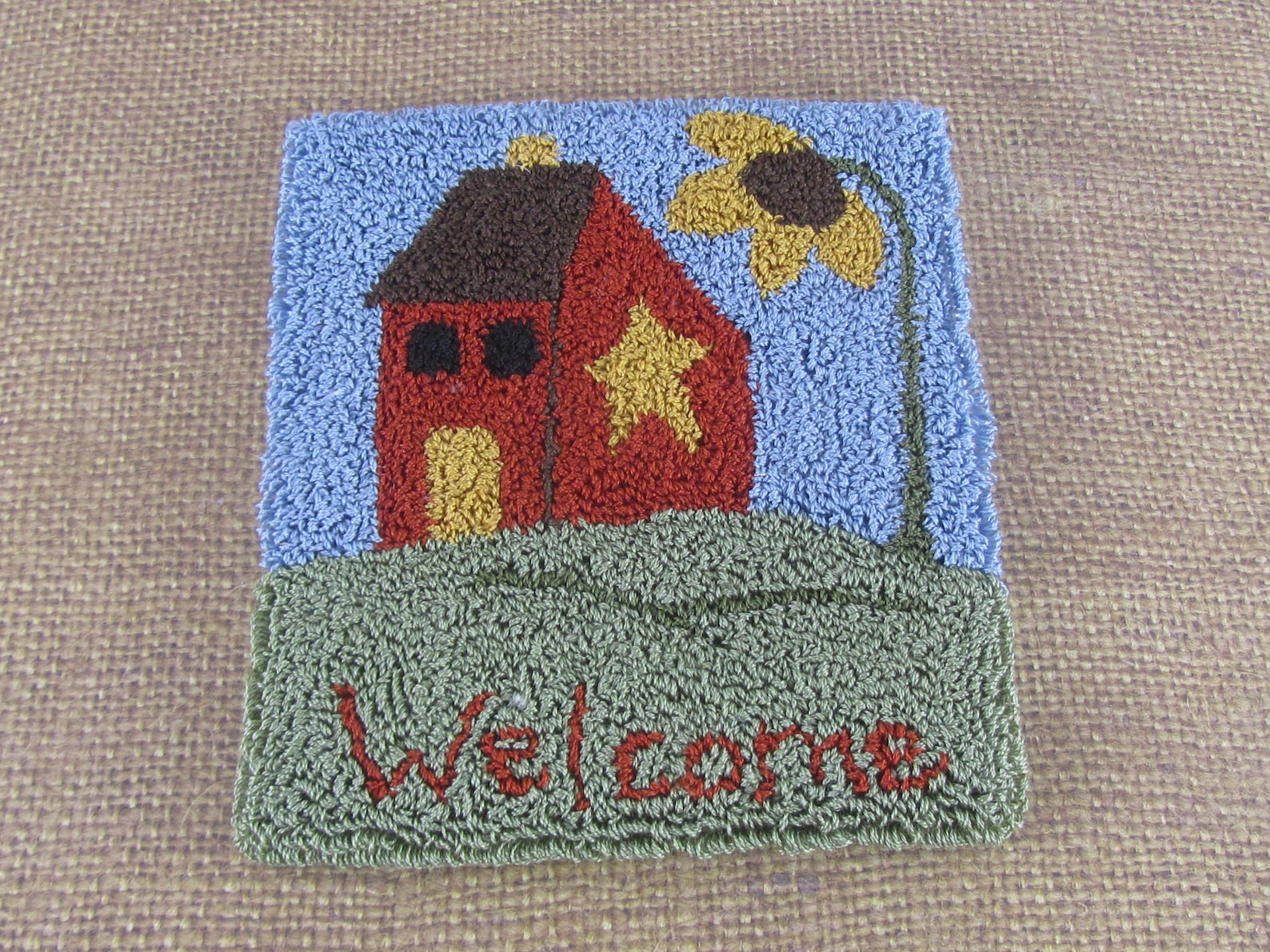 Primitive Punch Needle Kit Welcome Summer Needle Punch - Etsy