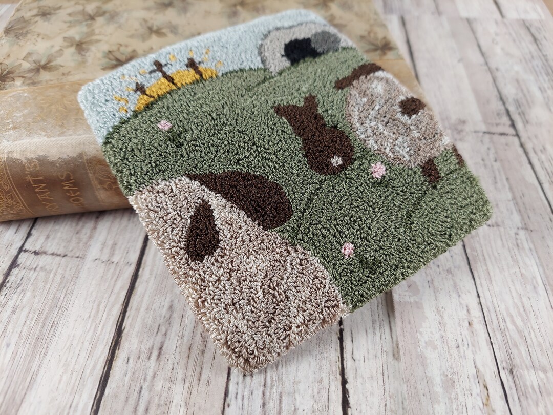 Easter Punch Needle Digital Pattern ~ Spring Sheep, Bunny, Empty Tomb ...
