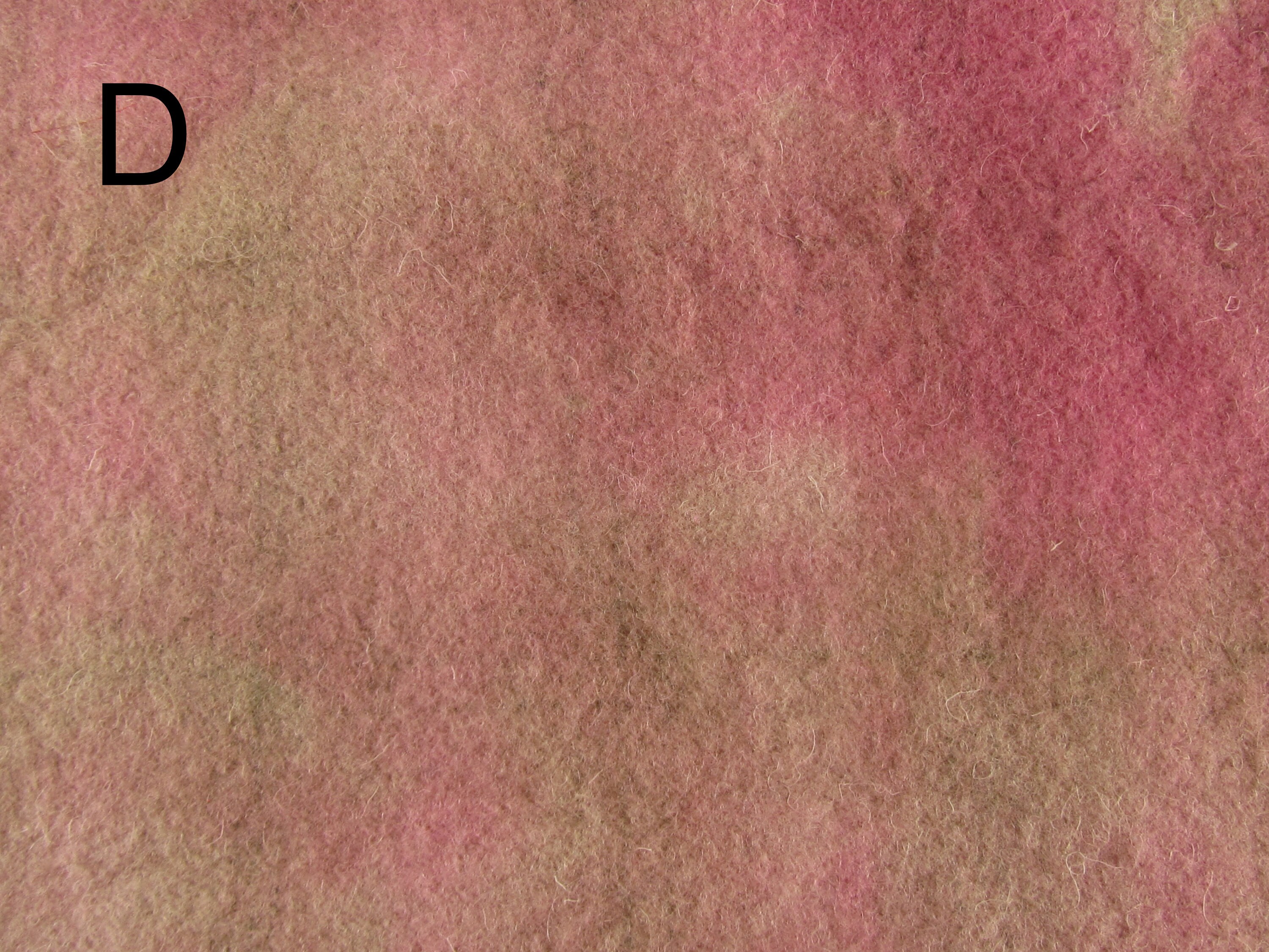 Hand Dyed Felted Wool Fat Quarters Cotton Candy Pink Rug | Etsy