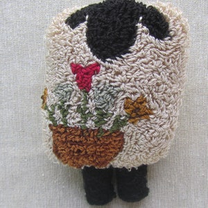 Primitive Sheep Punch Needle Kit ~ Four Seasons Needle Punch Pattern ...