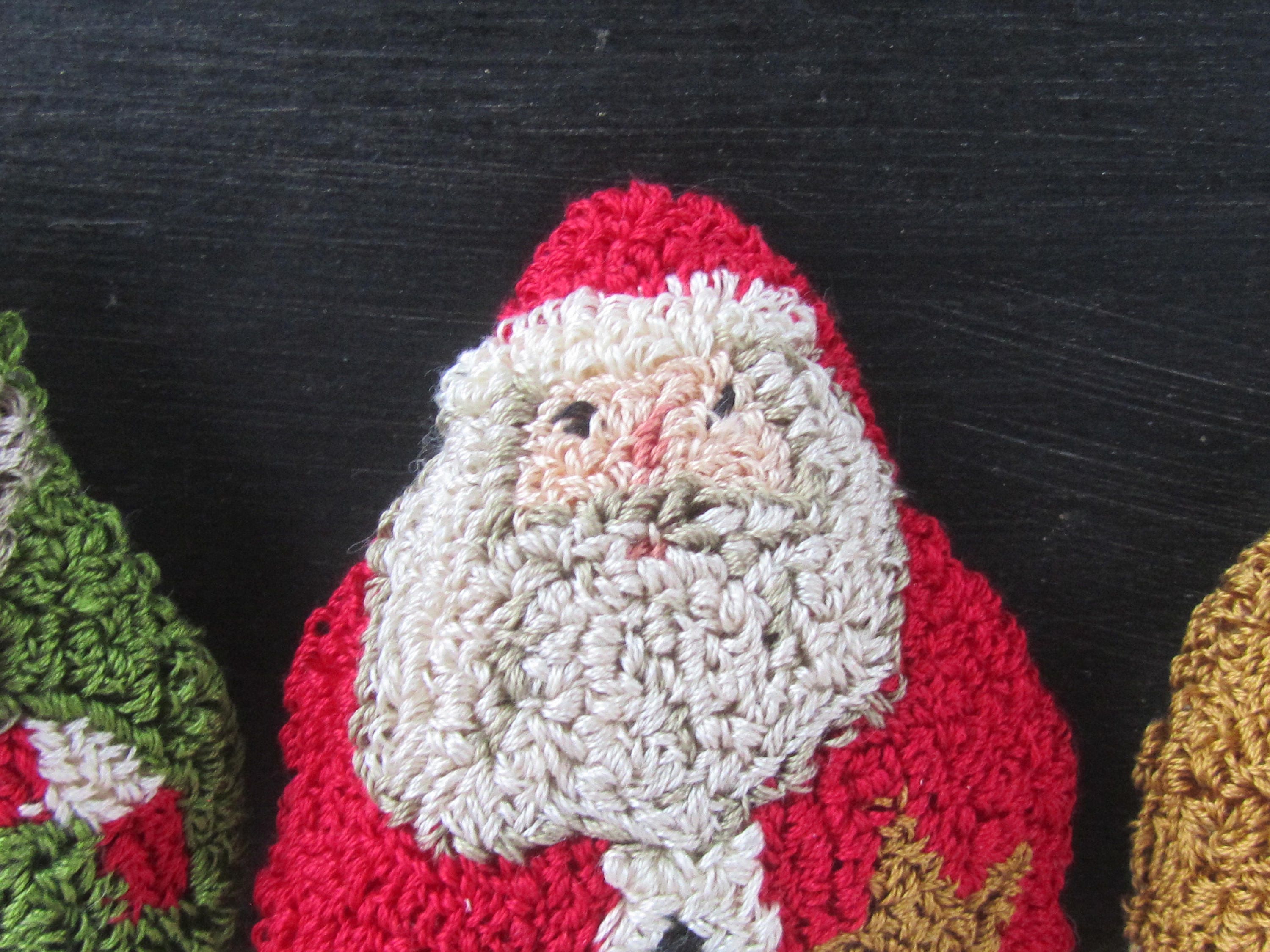 Punch Needle Pattern Roly Poly Santas Needle Punch Pattern | Etsy