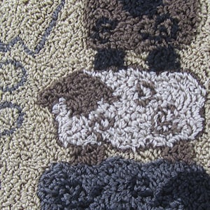 Primitive Punch Needle Sheep Kit: Stacked Sheep Pattern - Etsy