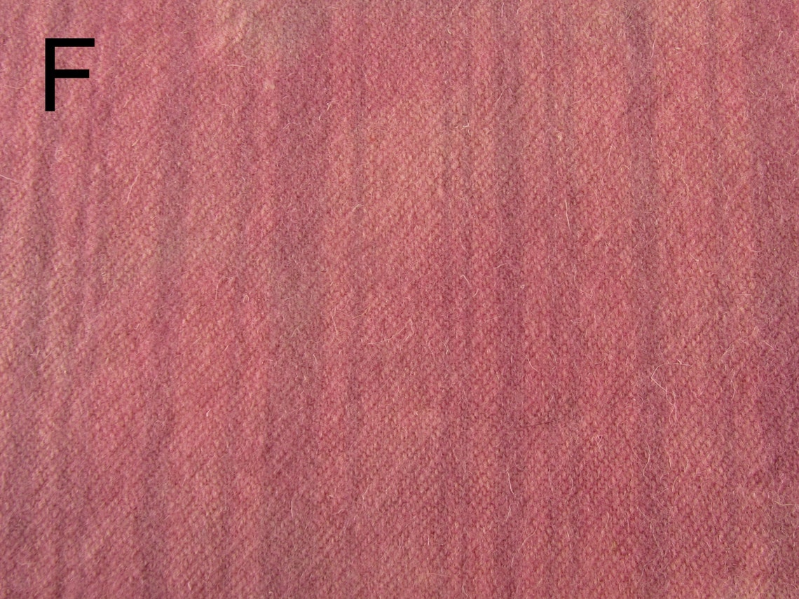 Hand Dyed Felted Wool Fat Quarters Cotton Candy Pink Rug - Etsy