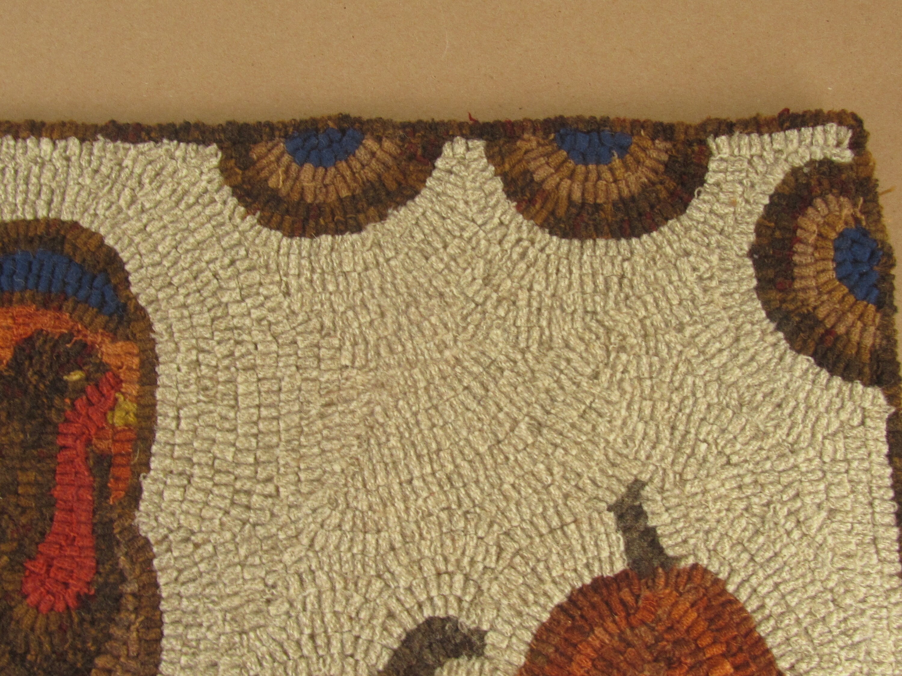 Hooked Rug Pattern for Turkey & Pumpkin Instant Download | Etsy