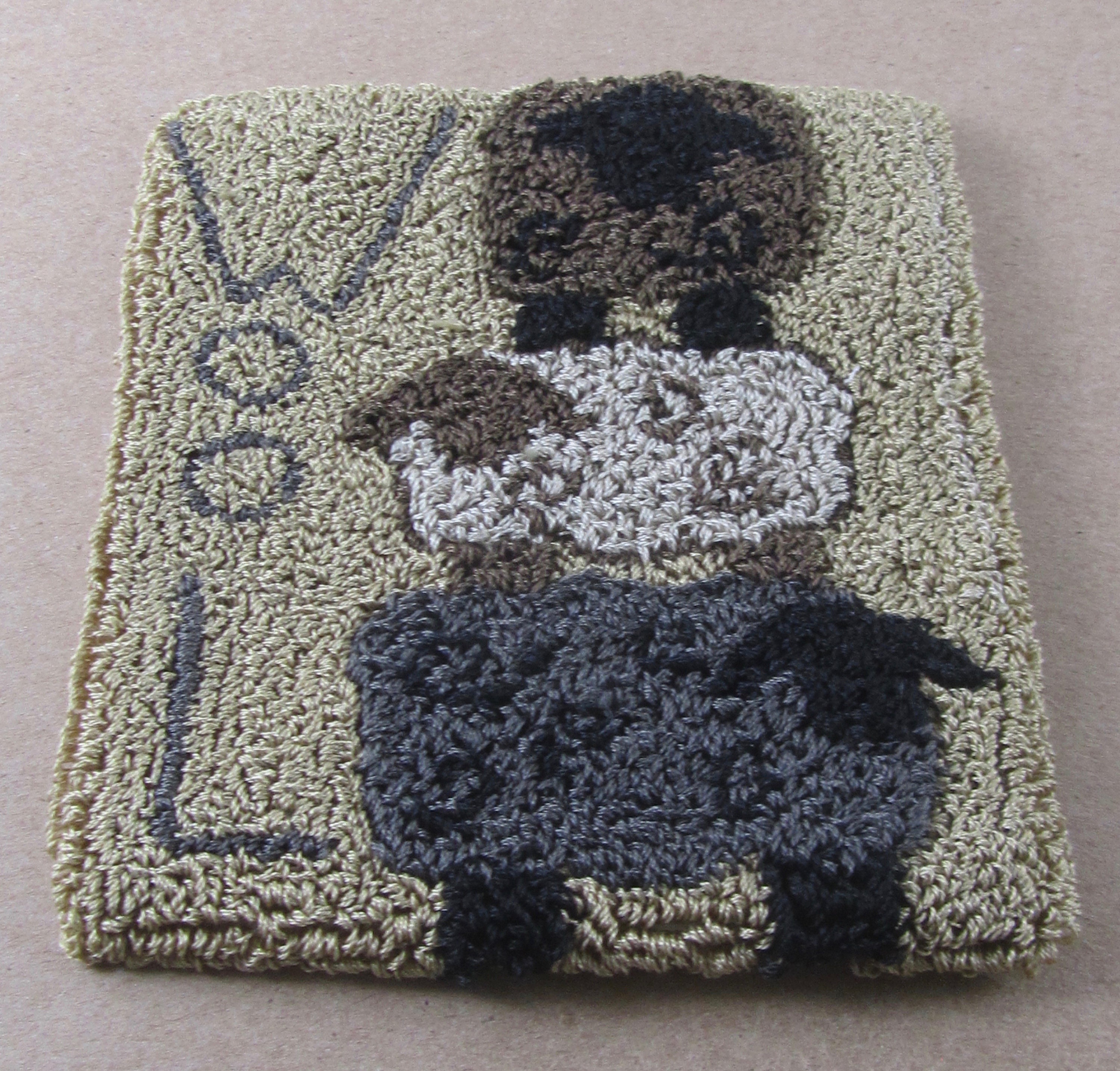 Punch Needle Pattern ~ Stacked Sheep ~ Wool ~ Instant Download ...