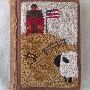Punch Needle KIT ~ Sheep and Schoolhouse Punchneedle Pattern ...