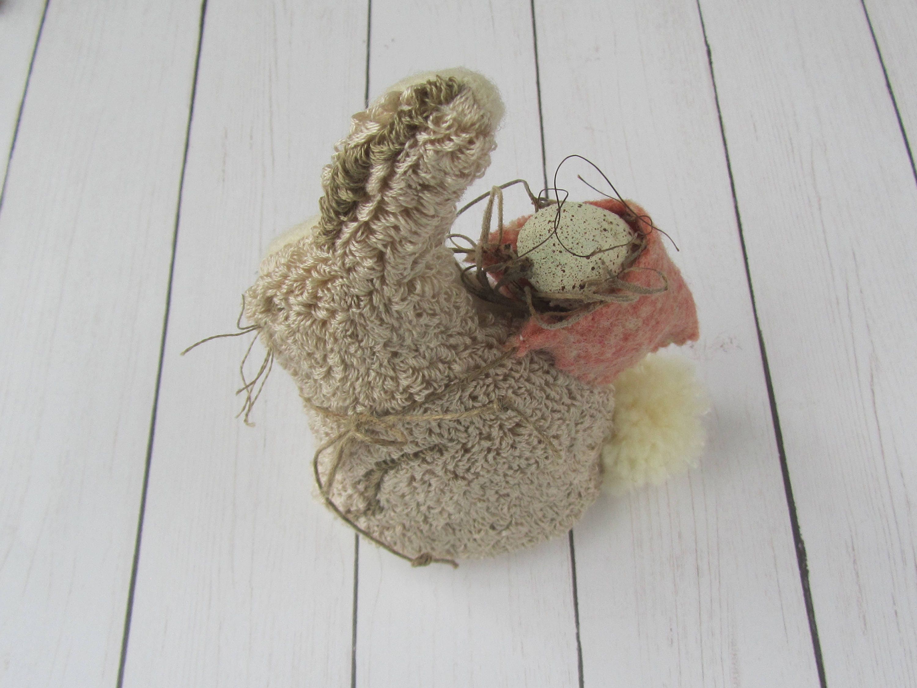 Primitive Bunny Punch Needle Kit: 3D Easter Rabbit Pattern - Etsy