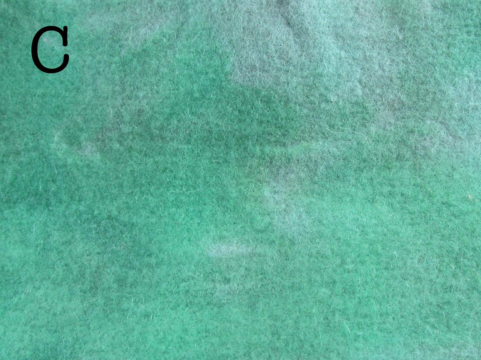 Hand Dyed Felted Wool Fat Quarters Light Green Rug Hooking | Etsy
