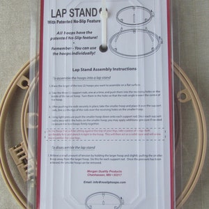 Morgan Lap Stand No Slip Hoop Combo 7 & 9 Great for Punch Needle ...