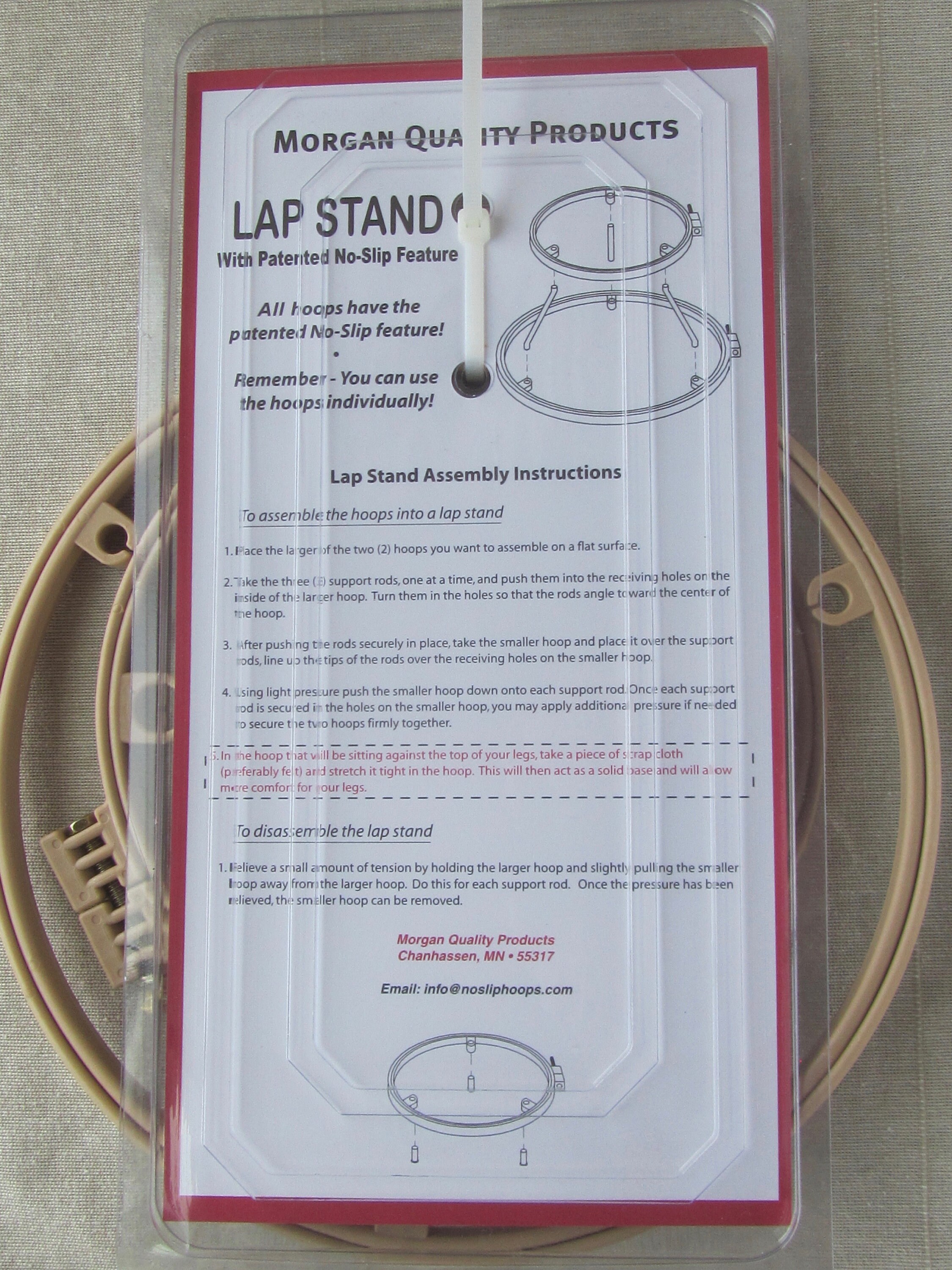 Morgan Lap Stand No Slip Hoop Combo 7 & 9 - Etsy Canada