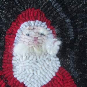 Hooked Rug Pattern for Santa & Sheep ~ Instant Download ~ Digital ...