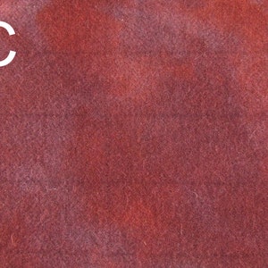 Hand Dyed Felted Wool Fat Quarters - Mulberry - Rug Hooking - Applique ...