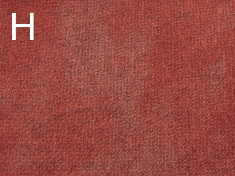 Hand Dyed Felted Wool Fat Quarters Coral Rug Hooking - Etsy