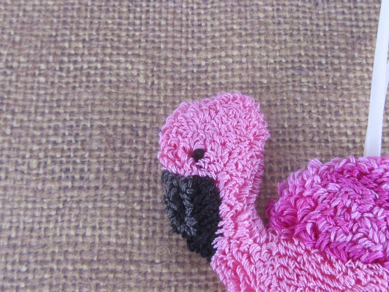 Punch Needle Pattern Flamingo Ornament Needle Punch | Etsy