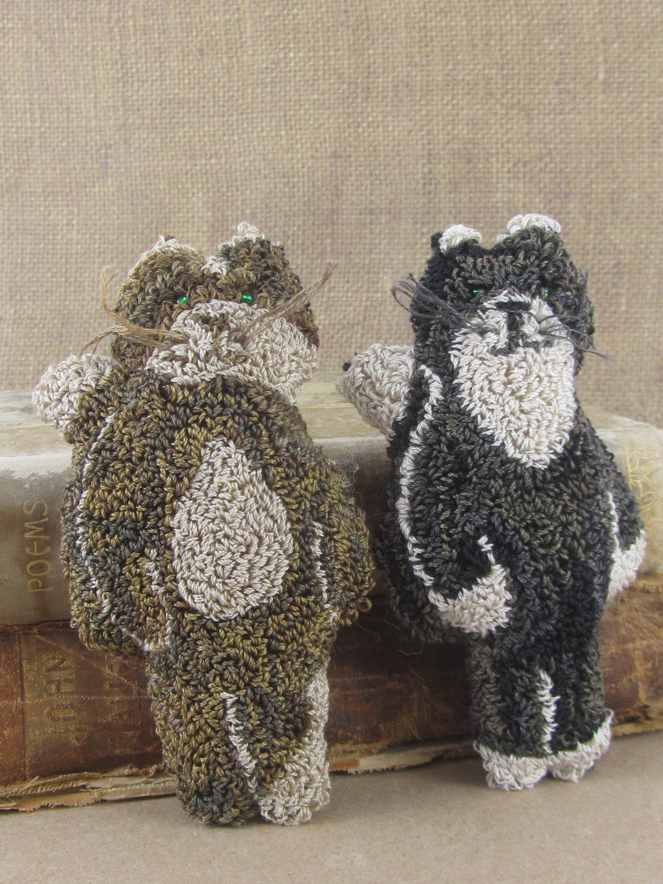 Cats Punch Needle Digital Pattern Cats Calico Black & | Etsy