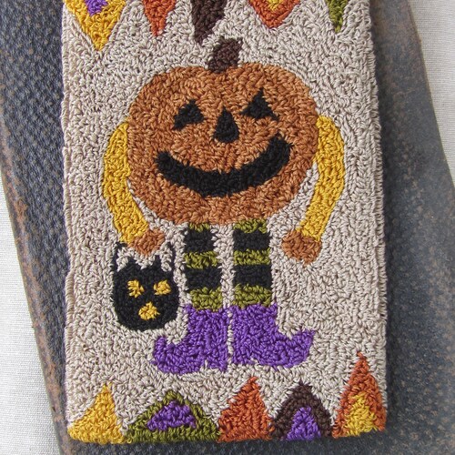 Primitive Punch Needle Pumpkin Time Pattern - Etsy