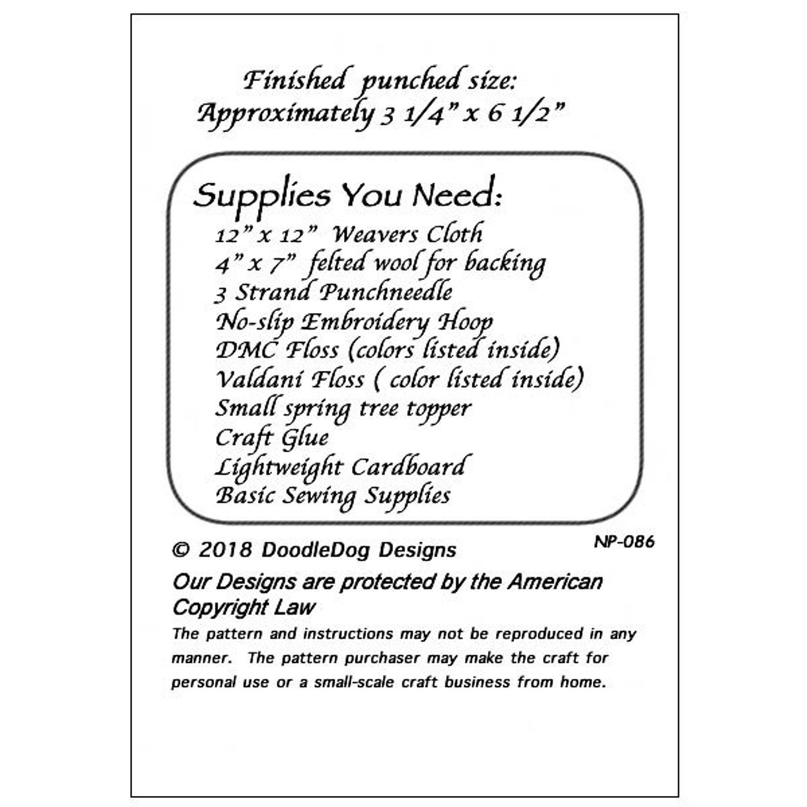 Punch Needle Pattern Angel Tree Topper Needle Punch - Etsy