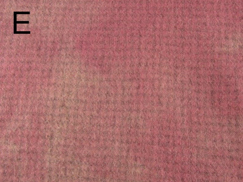 Hand Dyed Felted Wool Fat Quarters Cotton Candy Pink Rug - Etsy
