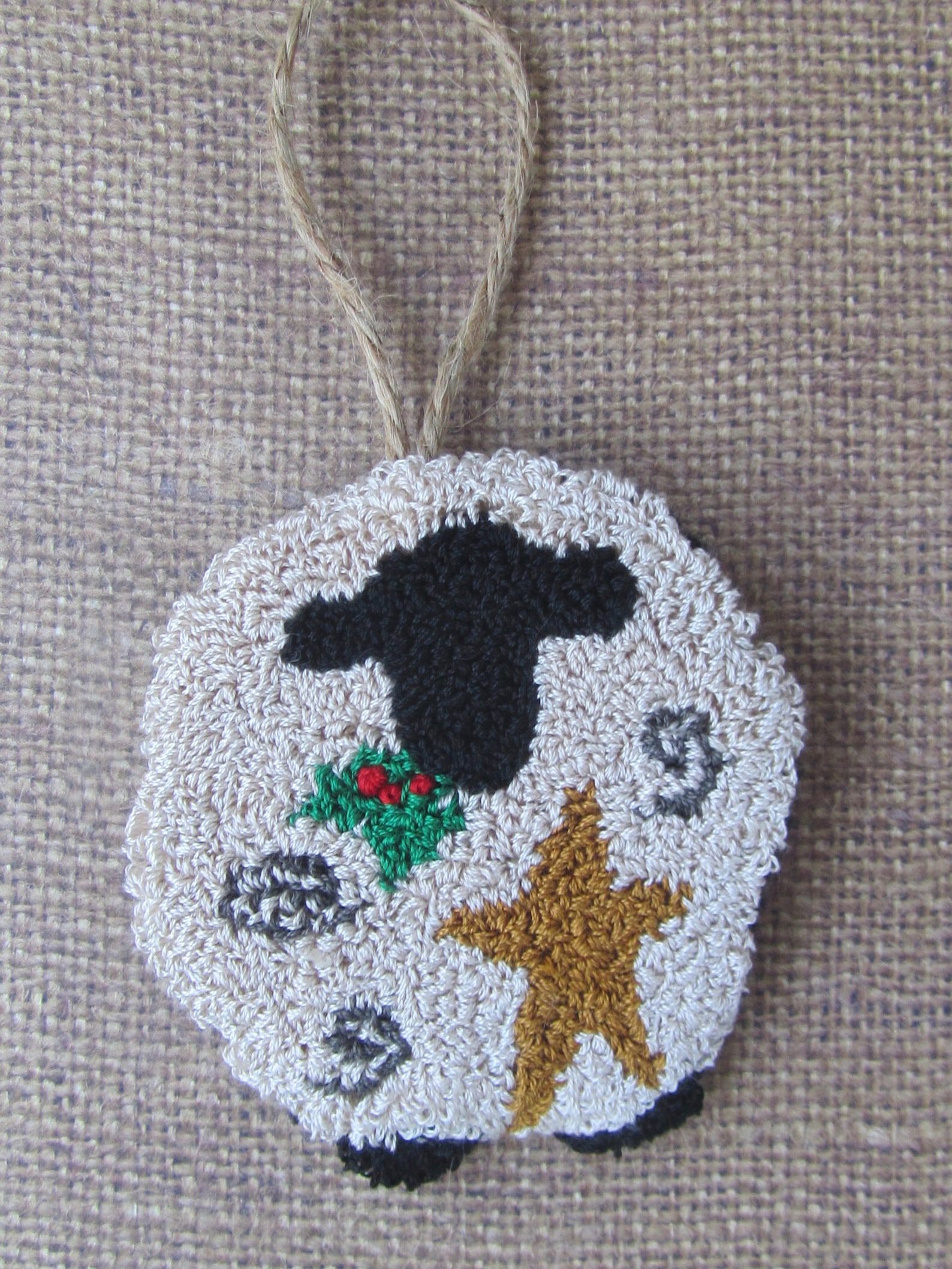 Punch Needle Pattern Sheep Ornaments Needle Punch Pattern - Etsy UK