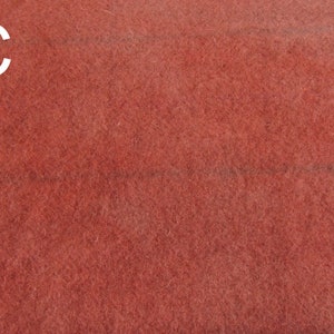 Hand Dyed Felted Wool Fat Quarters Coral - Rug Hooking - Applique Wool ...