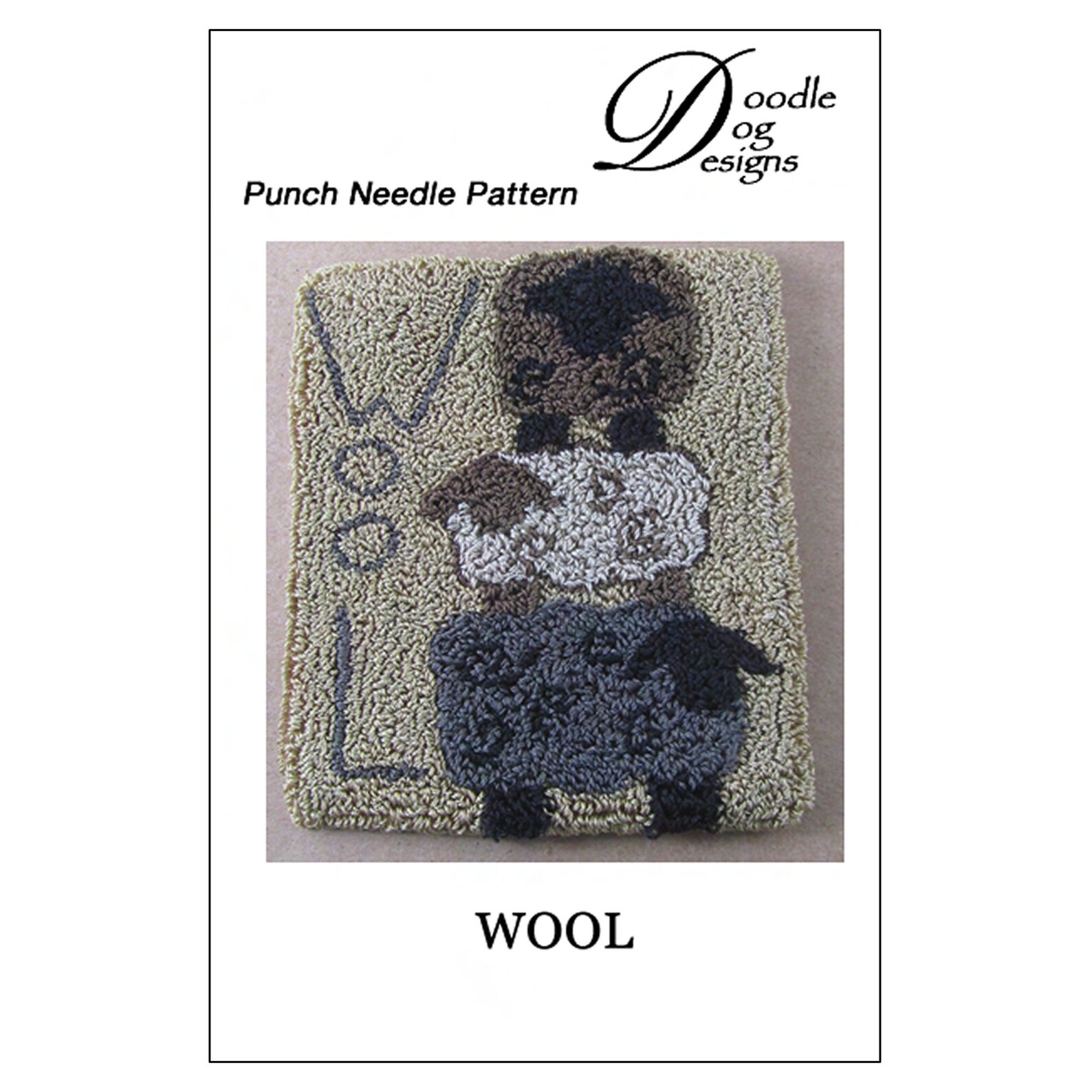 Punch Needle Pattern ~ Stacked Sheep ~ Wool ~ Instant Download ...
