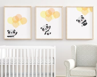 Panda nursery decor | Etsy