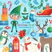 Hand-drawn Christmas Clip Art Set - Festive Holiday Illustrations ...