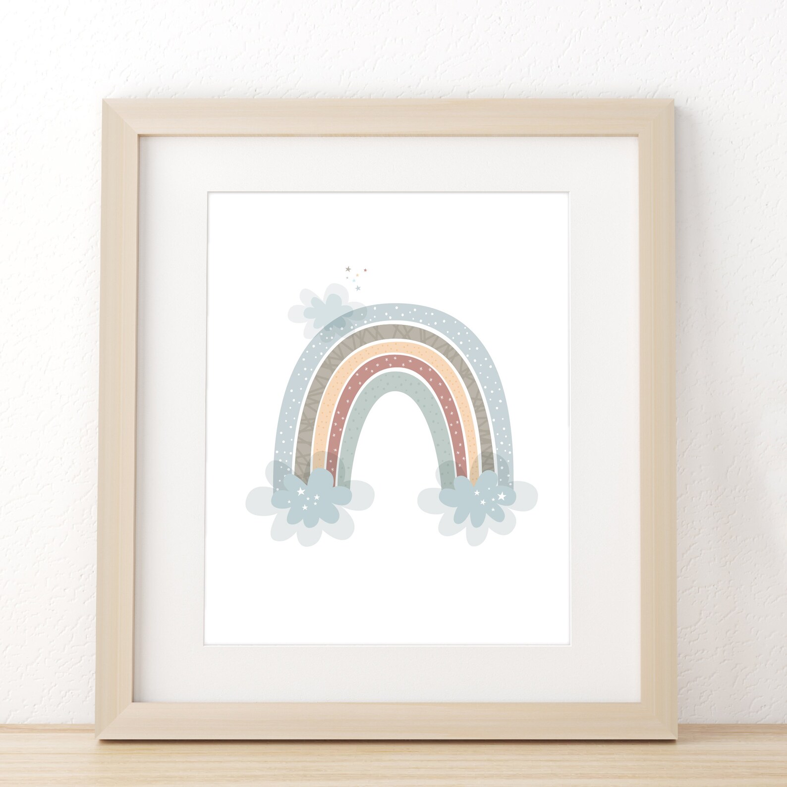 Rainbow Nursery Print Nursery Decor Gender Neutral Rainbow | Etsy Ireland