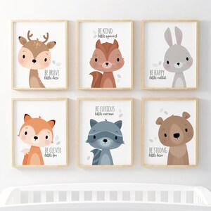 Woodland Nursery Wall Art, Printable Woodland, Digital Nursery Print ...