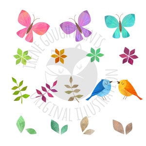 Cute Safari Animals, Hand-drawn, Clip Art Bundle, Commercial License ...
