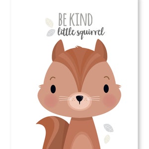 Woodland Nursery Wall Art, Printable Woodland, Digital Nursery Print ...