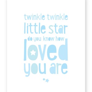Twinkle Twinkle Nursery Prints, Unique Nursery Decor, Nursery Wall Art ...