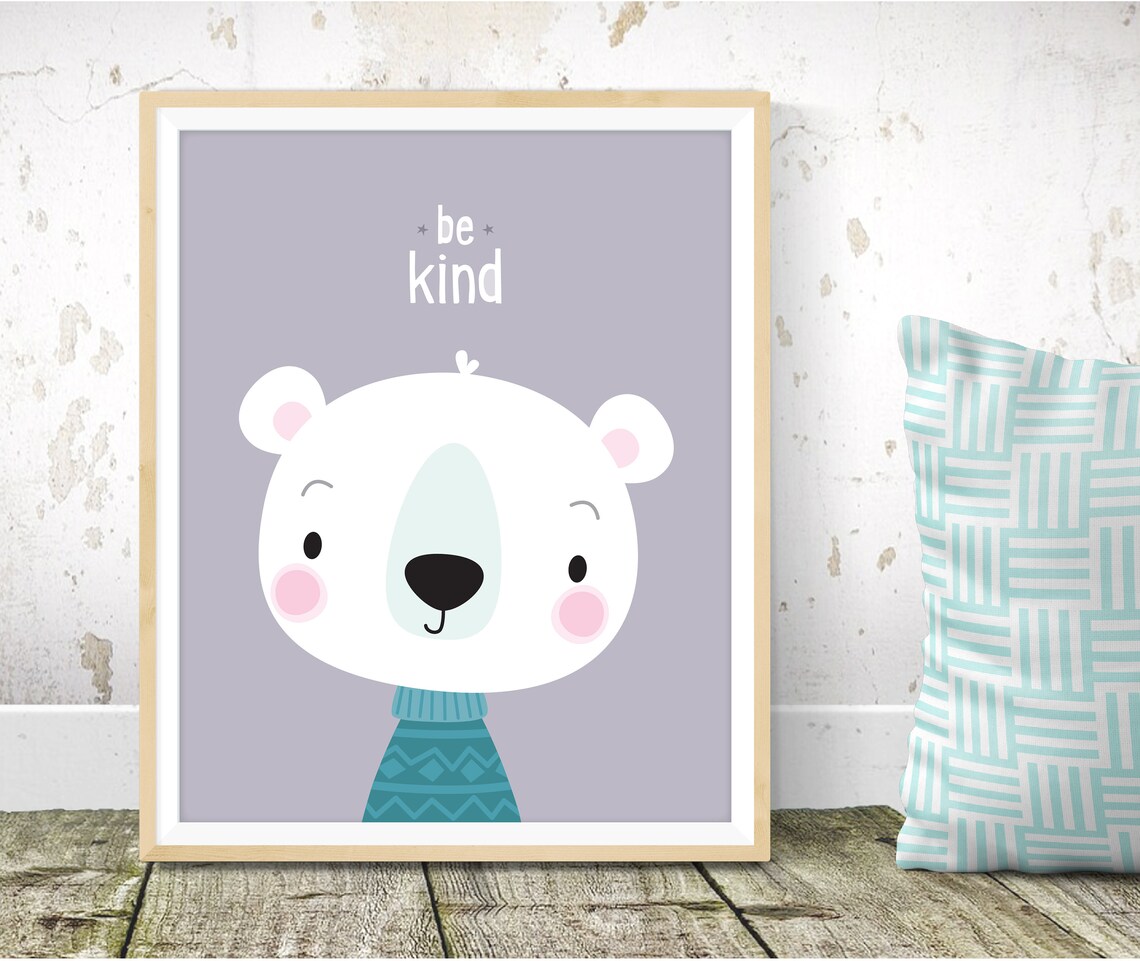 Animal Nursery Prints Nursery Wall Art Set of 3 Kids Wall - Etsy