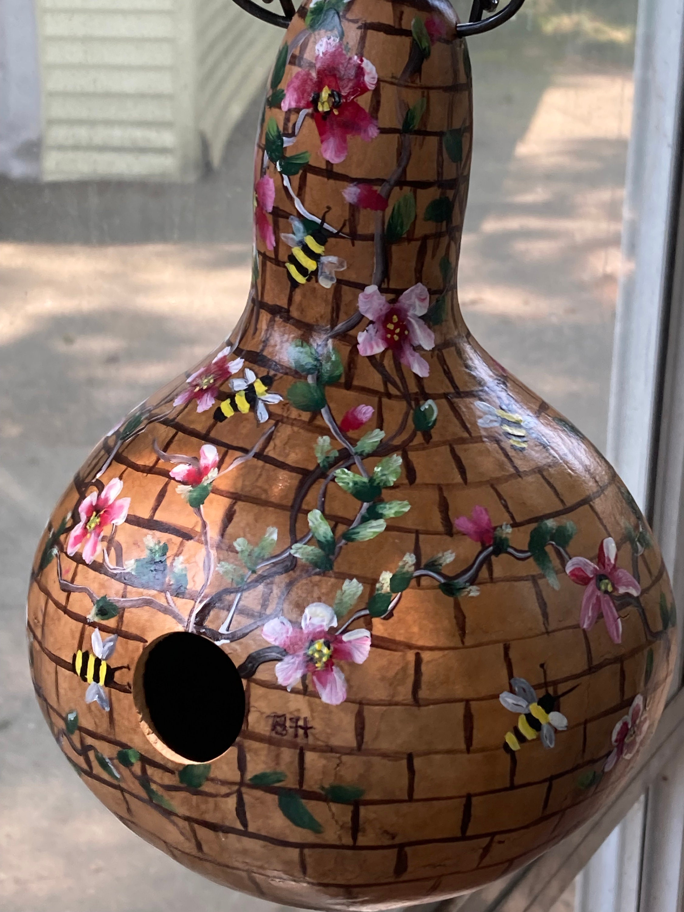 Beehive Birdhouse Gourd - Etsy