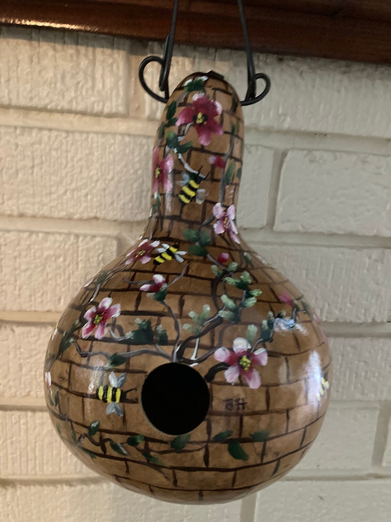 Beehive Birdhouse Gourd - Etsy
