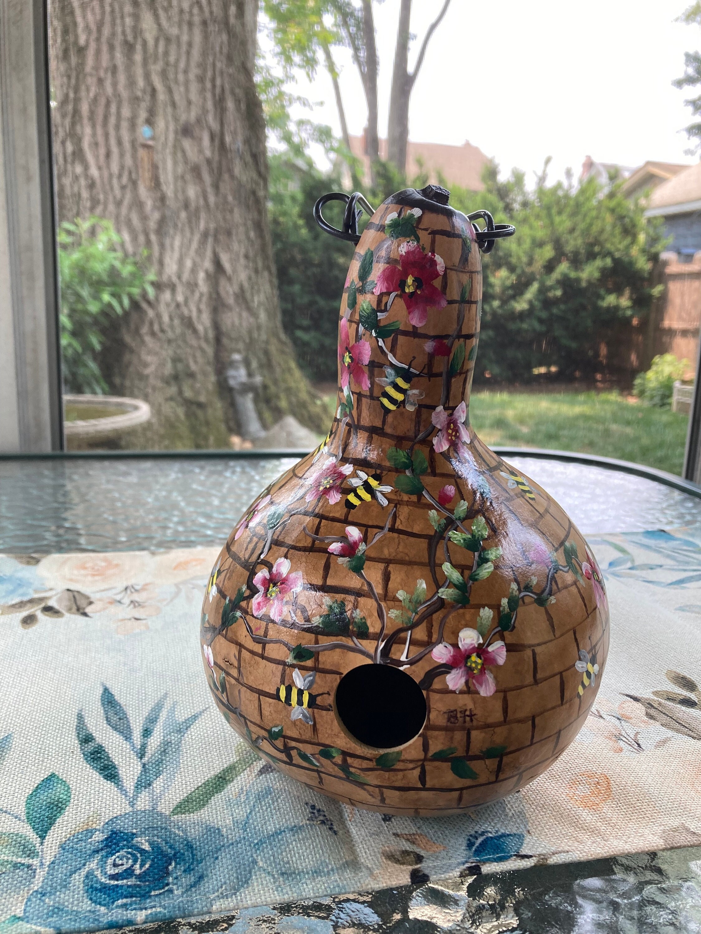 Beehive Birdhouse Gourd - Etsy