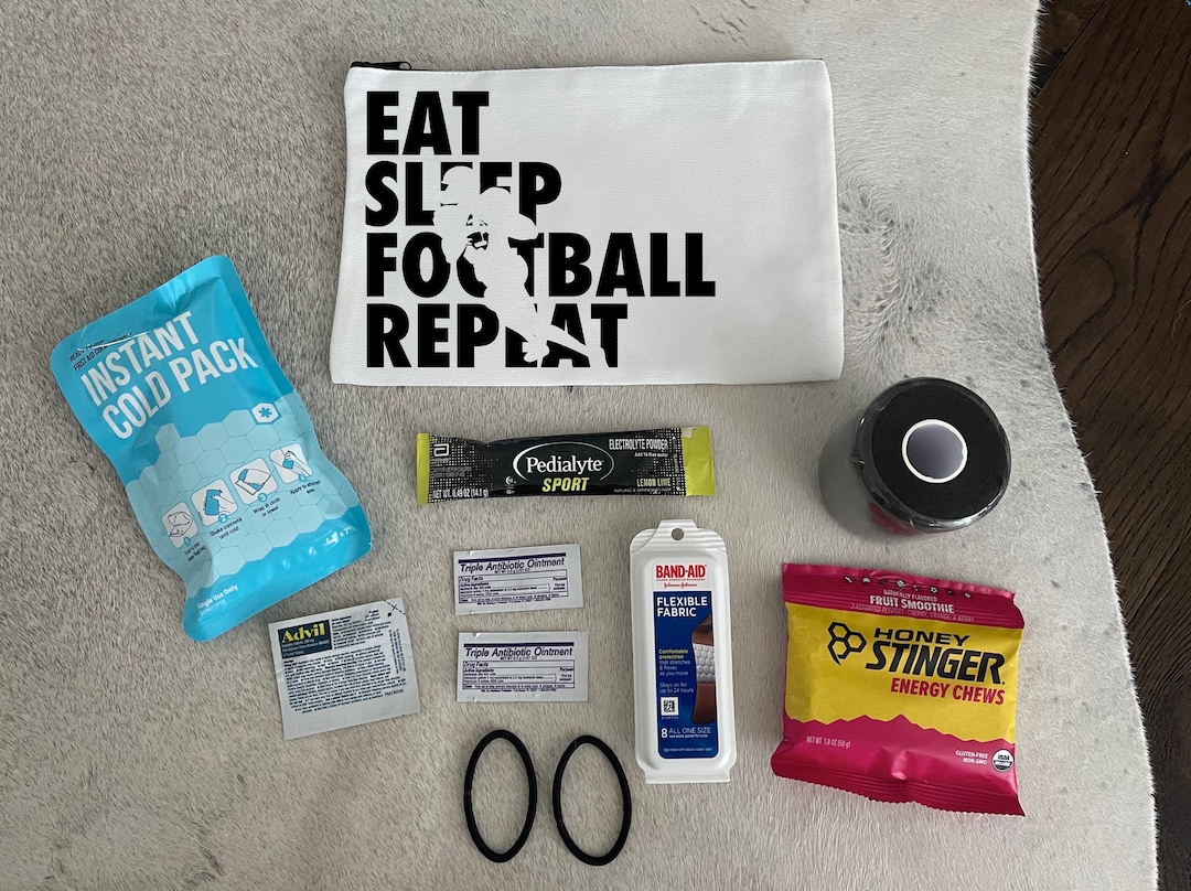 FOOTBALL Survival Kit / Custom Sports Kit / Kits for Athletes / Custom ...
